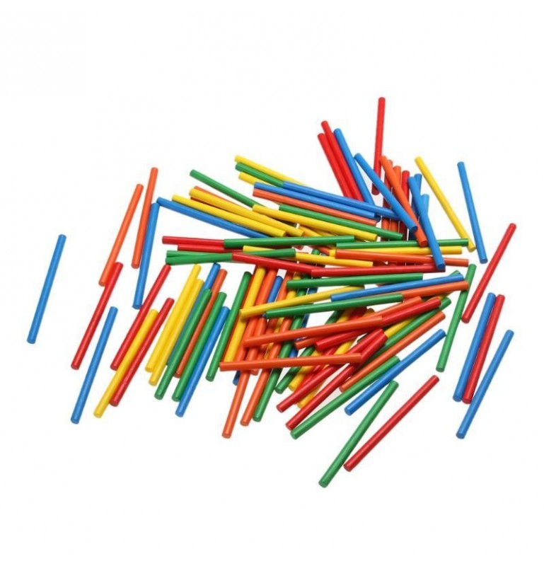 Montessori material: 100 Calculation sticks