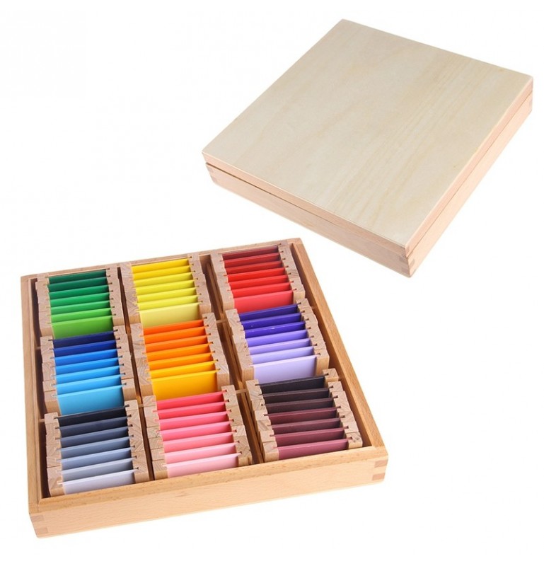 Montessori color box - Toys to learn colors