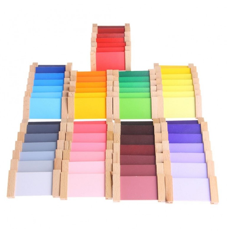 Montessori color box - Toys to learn colors