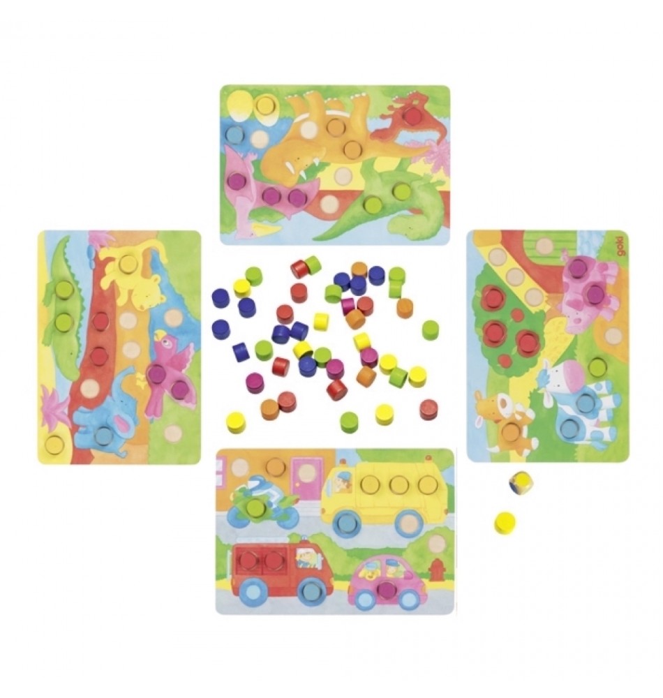 Loto toy - Loto of colors: Learn colors while having fun