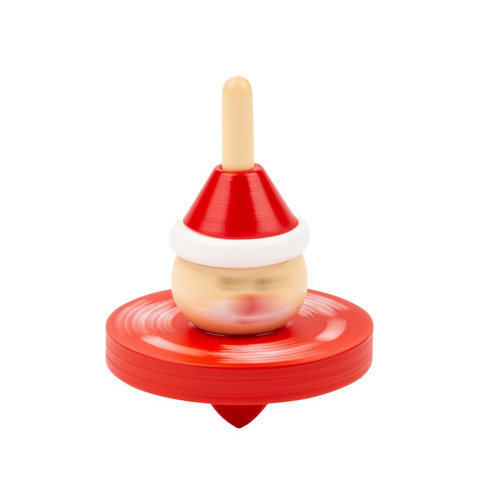 Christmas Spinning Tops Set - Wooden Toys