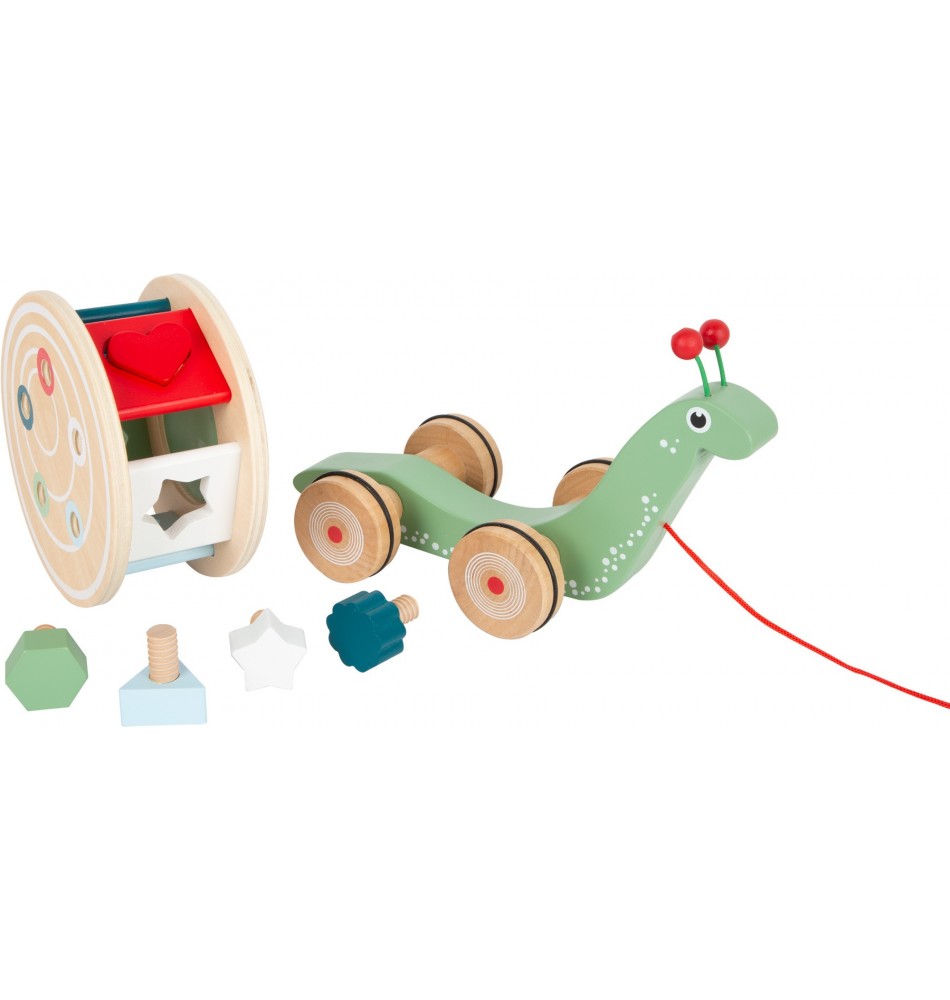 Pull-Along Snail Toy | Montessori Toys