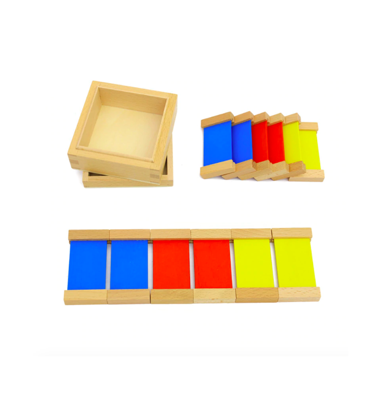 Montessori color box - Toys to learn colors