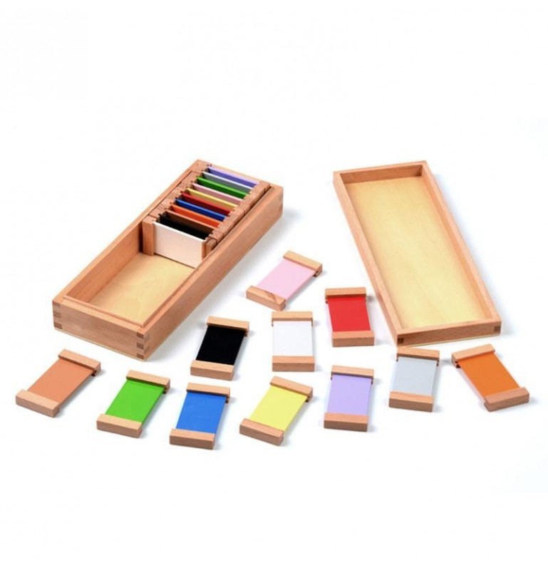 Montessori color box - Toys to learn colors