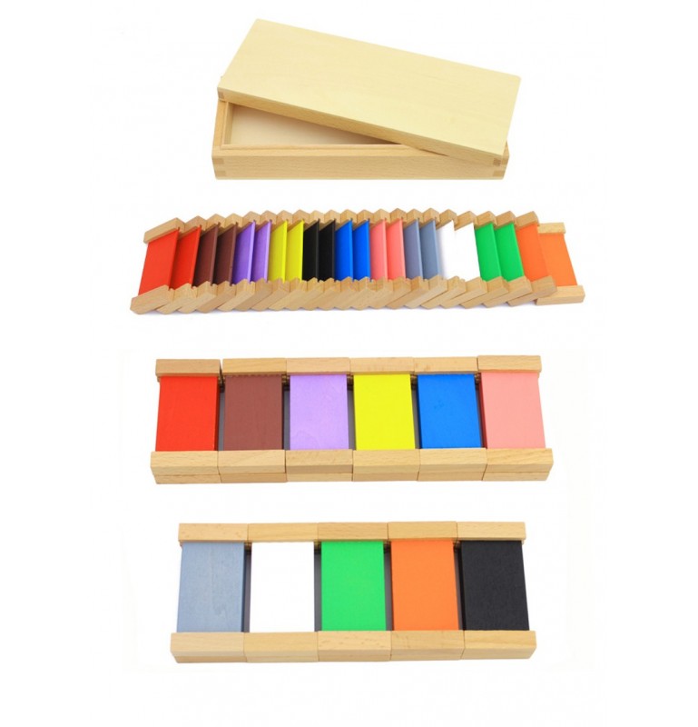 Montessori color box - Toys to learn colors