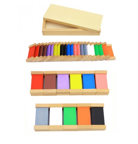 Montessori color box - Toys to learn colors