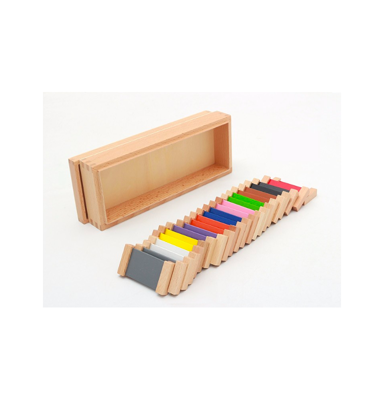 Montessori color box - Toys to learn colors