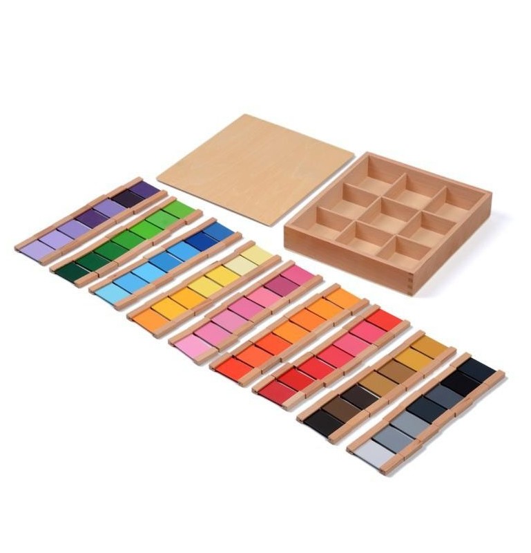 Montessori color box - Toys to learn colors
