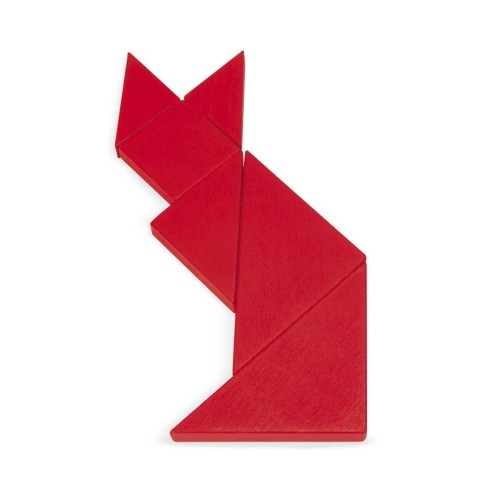 Wooden Montessori tangram: Montessori material - Tangram