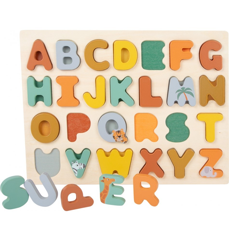 Letter puzzle - Toy to learn letters - Vowels Consonants